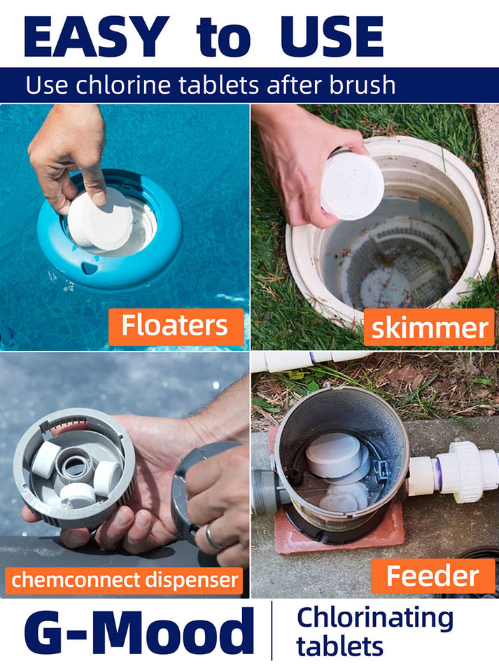 Chlorine Tablet 50 lbs - 50 LBS 3 inch Chlorine Tablets for Pool ...